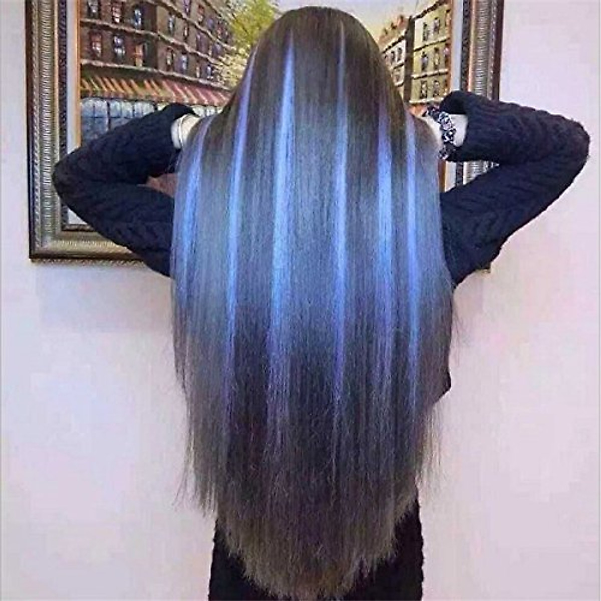 Aoert 6 Colors Temporary Hair Chalk Set - Chalk Your Hair | Dye Hair Color without Glove (6 color)