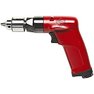Chicago Pneumatic CP1014P45 - Air Power Drill, Hand Drill, Power Tools & Home Improvement, 1/4 Inch (6 mm), Keyed Chuck, Pistol Handle, 0.5 HP / 370 W, Stall Torque 2.4 ft. lbf / 3.2 Nm - 4500 RPM