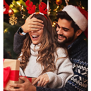 TOXXU Christmas Snowflake Watch Band 20mm Compatible with Samsung Galaxy Watch 5/ Watch 5 Pro / Watch 4/ Watch 4 Classic/ Watch 3/ Watch Active 2/ Watch Active/ Watch for Women Men, Stylish Cute Pattern Xmas Printed Replacement Strap