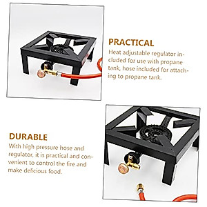 VANZACK 1 Set Gas Stove Outdoor Stove Gas Stove Portable Outdoor Bbq Cast Propane Cooker Cast Iron Propane Lpg Gas Cooker Portable Stove Burner Propane Burner Gas Stove Burner Furnace Tank