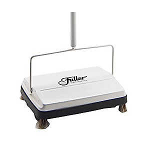 Fuller Brush 17028 Electrostatic Carpet & Floor Sweeper - 9" Cleaning Path - Lightweight - Ideal for Crumby Messes - Works On Carpets & Hard Floor Surfaces - Bright White
