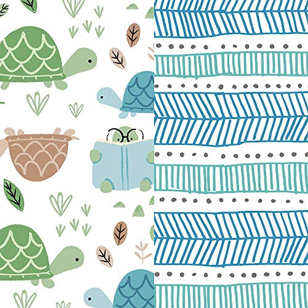 The Honest Company Clean Conscious Diapers | Plant-Based, Sustainable | Turtle Time + Dots & Dashes | Super Club Box, Size 2 (12-18 lbs), 152 Count