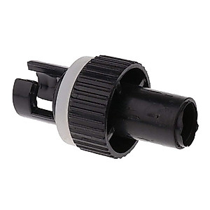 FHelectronic 4 Pieces Air Pump Hose Valve Adapter Black PVC Kayak Inflatable Boat Air Valve HR Hose Adapter Water fit for Boat Kayak Rubber Boats