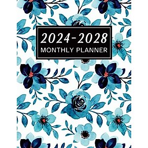 2024-2028 Monthly Planner: 60 Months January 2024 to December 2028 schedule organizer