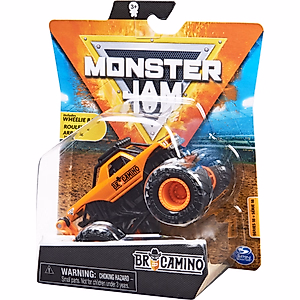 Monster Jam 2021 Spin Master 1:64 Diecast Monster Truck with Wheelie Bar: Arena Favorites Brocamino