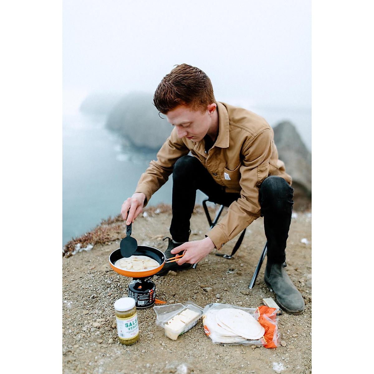 Jetboil Summit Skillet Non Stick Camping Cookware for Jetboil Backpacking Stoves