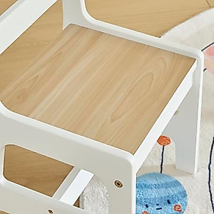 Panana Kids Table and Chairs Sets Children's Desk Table with 2 Chairs Stools Set for Preschoolers Boys and Girls Dinner and Learning Table Chairs Set