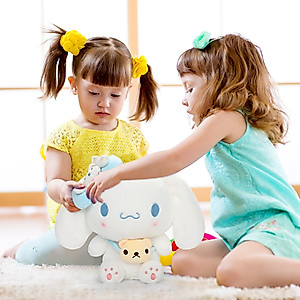 Cute Anime Dog Plush Doll - 13 Inch Lovely Animal Toys - Cartoon Dog Animals Plush Toys- Kawaii Soft Dog Plush Figure Toy - Pillow Plush Gift for Girls Boys and Fans Children Birthday Christmas