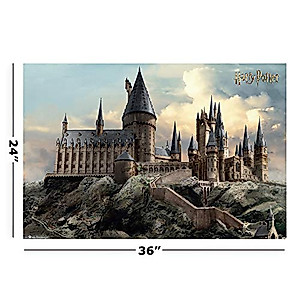 HARRY POTTER - Movie Poster Print (Hogwarts by Day) (Size: 36 inches x 24 inches)