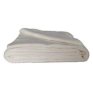 60 x 60 Inch Natural Cotton Quilt Batting for Quilting Fabric Sewing Throw