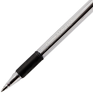 Pentel R.S.V.P. Ballpoint Pen, Fine Line, Black Ink, 5 Pack (BK90BP5A)