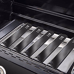 Hongso 15 Inch Porcelain Steel Grill Heat Plates Shield Replacement for Dyna-glo DGF510SBP, DGF510SSP, Uniflame GBC1059WB, GBC1059WE-C, GBC1143W-C, Backyard GBC1460W, BY13-101-001-13, PPA591 (5-Pack)