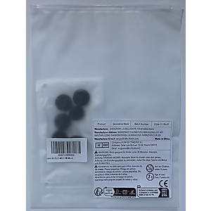 9CDeer Performance Joystick Analog Stick Thumb Grips Set of 6 Standard Compatible with Xbox Series X/S Xbox One, Switch Pro Controller Black