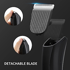 Trimmer for Men, Gift for Men,Bikini Trimmer for Women Pubic Hair, Electric Groin Hair Trimmer, IPX7 Waterproof Wet / Dry Clippers, Body Trimmer and Shaver for Men & Women with LED Indicator, Cordless