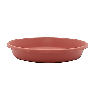 Classic Round Planter Saucer - The HC 8-Inch Flower Pot Drip Trays for Planters, Pairs w/ 8" Clay Classic Planter LIA08000E35 Clay (SLI08000E35), Terra Cotta
