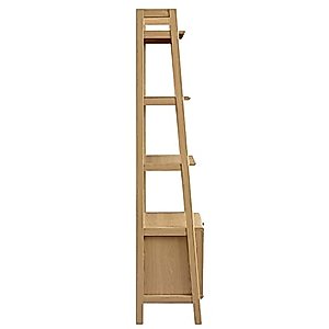 Modway 21" Bookshelf Display Case in Oak