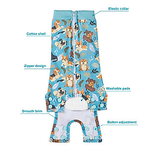 Leekalos Recovery Suit for Dogs After Surgery,Soft Breathable Dog Bodysuit Surgical Recovery Suit,Male Female Dog Neuter Spay Suits Anti Licking Wounds Jumpsuits for Small Medium Large Dogs