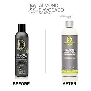 Design Essentials Almond & Avocado Daily Hair Moisturizing Lotion with Jojoba & Olive Oil, 12 Ounce