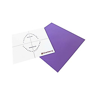 Cranberry CR8366 Smart Dam Non-Latex Powder-Free, Spearmint Scented, Medium Gauge, 6x6, Lavender (Pack of 15)