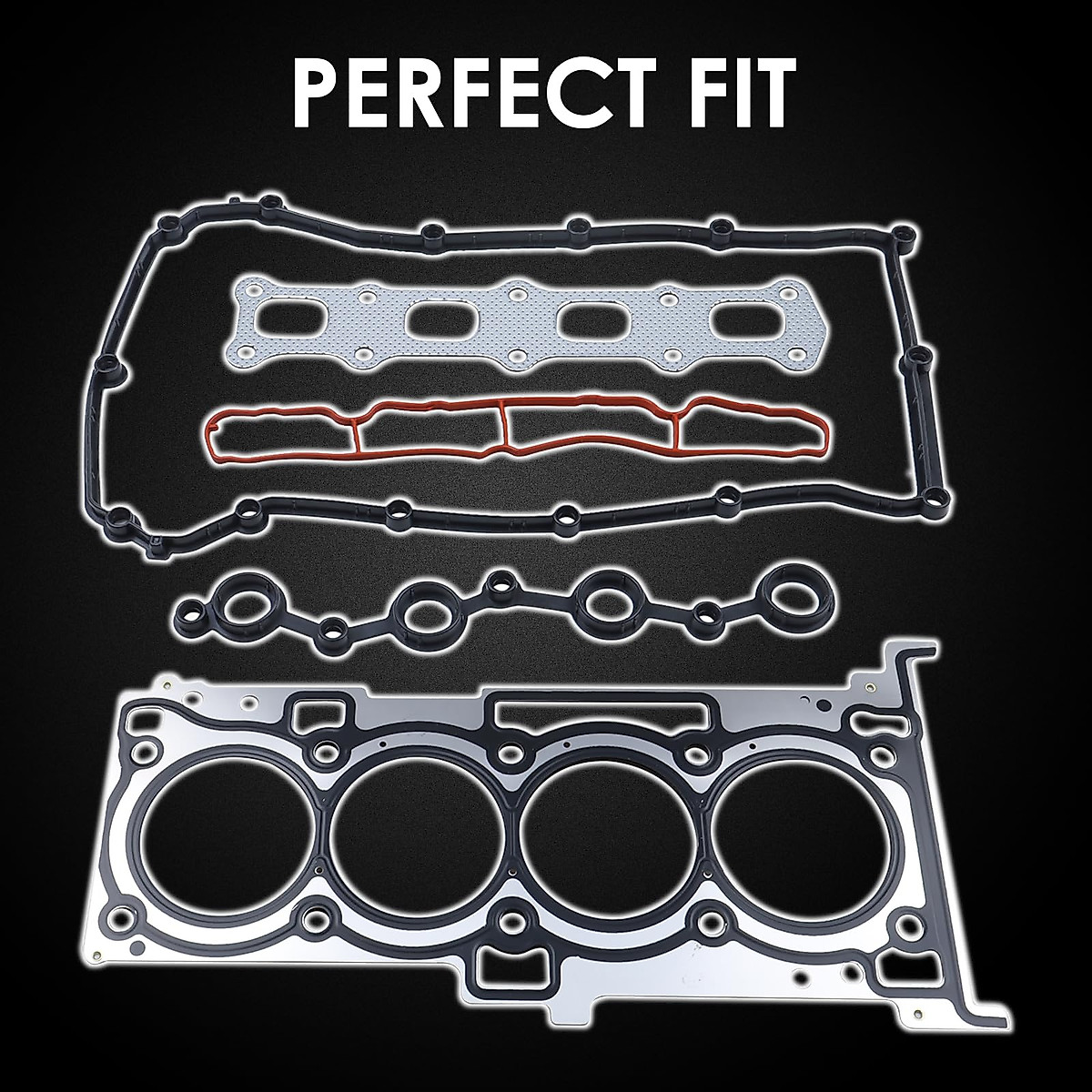 vks HGS167 MLS Head Gasket Set for 2007-17 Chrysler Sebring; 2011-14 Chrysler 200; 2008-2014 Dodge Avenger SXT; 2012-2019 Journey; 2007-2015 Jeep Compass Patriot 2.4L DOHC L4 16V