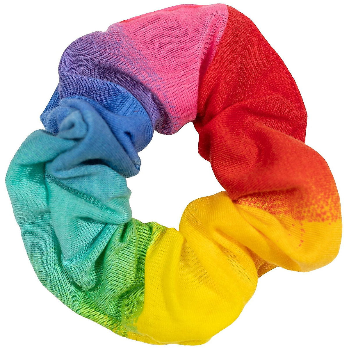 Sesame Street Elmo Toddler Girls Graphic T-Shirt Mesh Skirt and Scrunchie 3 Piece Outfit Set Red/Rainbow 2T