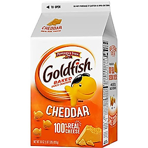 Goldfish Cheddar Crackers, Snack Crackers, 30 oz carton, 2 CT box