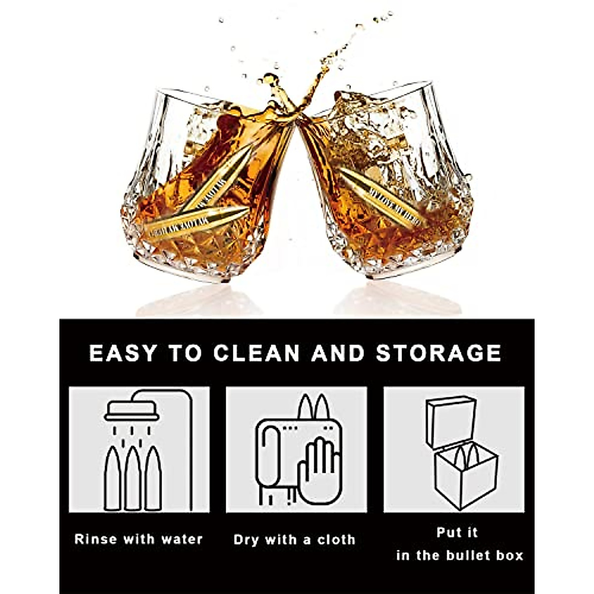 Whiskey Stones Gift Set, My Love My Hero Whiskey Gifts for Men Dad, Christmas Stocking Stuffers, Unique Birthday, Valentines, Anniversary, Retirement Gifts Ideas for Boyfriend Husband Brother