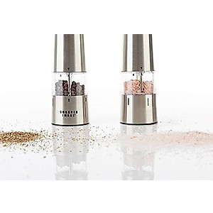 Sharper Image Illuminating Electric Salt and Pepper Mill Set