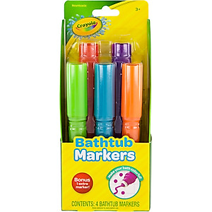 Crayola Bathtub Markers with 1 Bonus Extra Markers AND Crayola Bathtub Crayons with 1 Bonus Extra Crayons