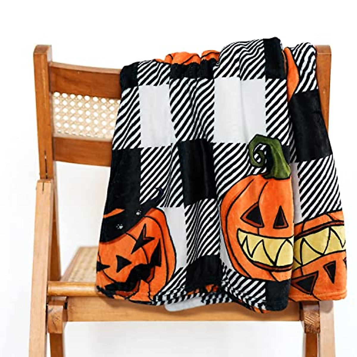 Pumpkin Happy Halloween Throw Blanket (50" x 60")