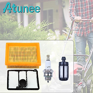 Atunee Air Fuel Filter Spark Plug Kit for Stihl TS700 TS800 Concrete Cut-Off Saws Replace Part 42241410300 42241401801