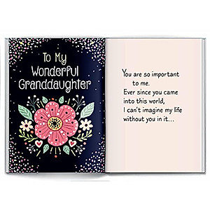 Blue Mountain Arts Mini Book (To My Wonderful Granddaughter)—Birthday, Holiday, Graduation, or Just Because Gift from a Very Proud Grandparent, 4 x 3 Inches