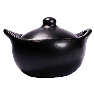 Ancient Cookware, Stew Chamba Clay Pot, Small, 2.5 Quarts
