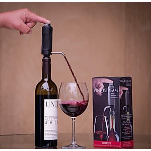 Cork Pops Nicholas Collection VinOstream Wine Bottle Aerator and Dispenser