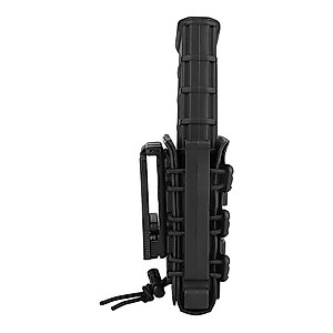 KRYDEX Magazine Pouch 5.56 with Belt Clip 7.62mm Open Top Mag Pouch (BK)