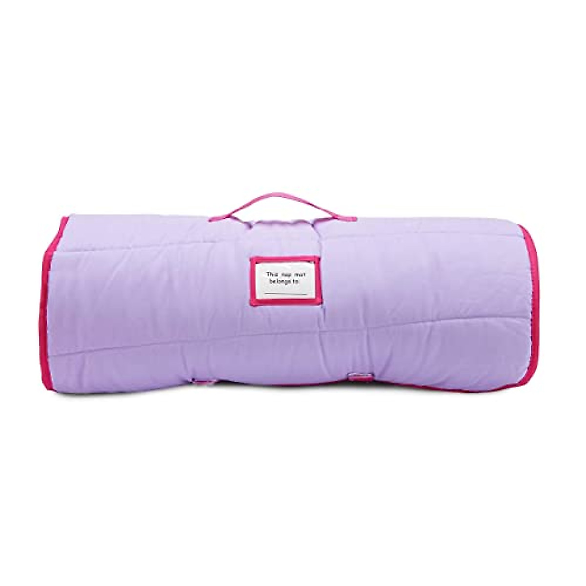 Funhouse Unicorn Kids Nap-Mat Set – Includes Pillow and Fleece Blanket – Great for Girls Napping during Daycare or Preschool - Fits Toddlers, Pink