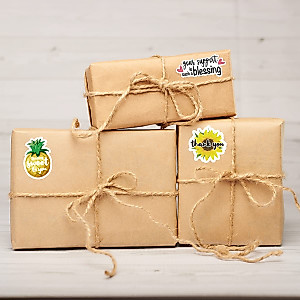 Wailozco 210 PC Cute Sending Sweet To You Business Stickers,Funny Small Business Envelopes Stickers for Business Packages/Handmade Goods/Bags ,Pineapple Theme Small Shop Business Stickers for Envelopes Seals