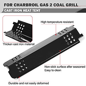 463340516 Grill Parts for Charbroil Gas2coal Grill Replacement Parts 463370516 Charbroil 3 Burner 463336818 463370519 463278419 463370518 Grill Parts G553-0002-W1A Heat Tent G421-0500-W1 Burner Parts