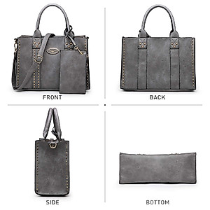 Dasein 3PCS Purses for Women Tote Purse and Handbag Top Handle Satchel Bags, Wallet, Purse Set Hobo Bag