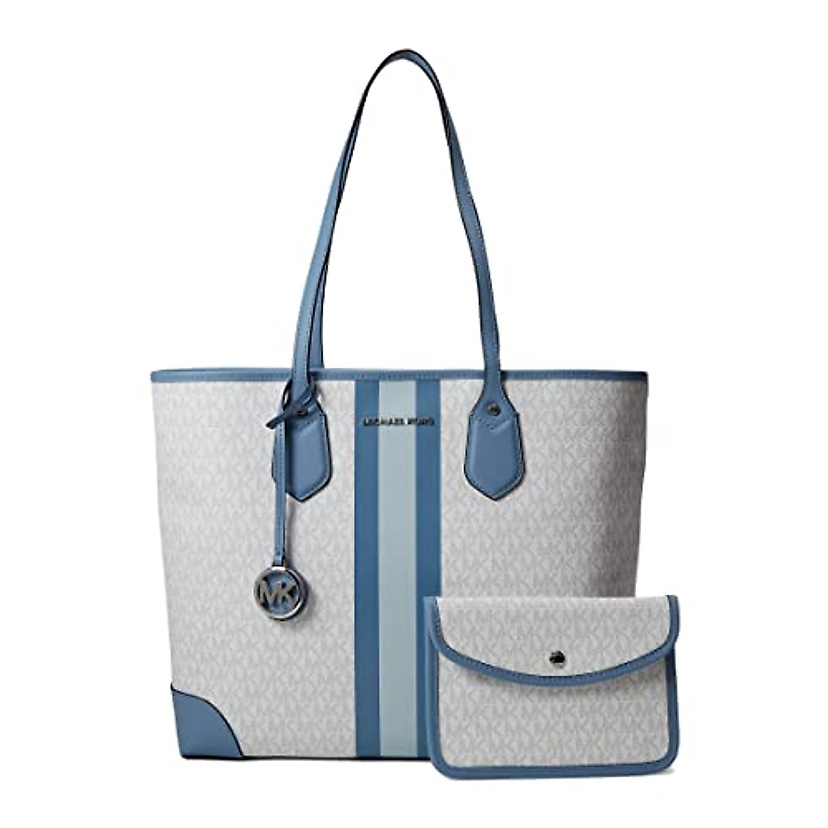 Michael Kors Eva Large Tote Chambray Multi One Size