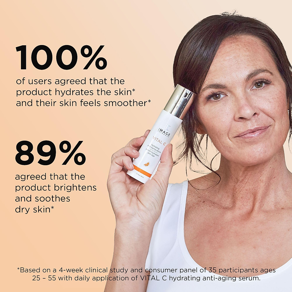 IMAGE Skincare, VITAL C Hydrating Serum, with Potent Vitamin C to Brighten, Tone and Smooth Appearance of Wrinkles, 1.7 Fl Oz (Pack of 1)