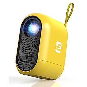 Portable Projector, ETOE Mini Projector 2023 Upgraded Video Projector with 8000L and 1080P, Movie Projector Compatible with Android/iOS/Windows/TV Stick/HDMI/USB for Home Theater - D1