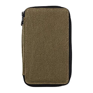 Speedball Art Products Canvas Storage Case for Pencils, Markers, Pens and Art Supplies, Holds Up to 48 Standard Pencils, Olive