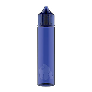BOTTLES - Chubby Gorilla - 60ML LDPE SOFT Unicorn Bottle - Blue 10 pack