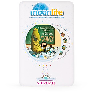 Moonlite Storybook Reels For Flashlight Projector, Kids Toddler | If You Ever Want to Bring an Alligator to School, Don’t! | Single Reel Pack Story for 12 Months and Up