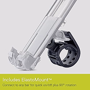 Hefty Bike Phone Mount by Delta Cycle - Premium Universal Bicycle Smartphone Holder Adjusts to Any Handlebar & Fits Any Phone or iPhones - Easily Accessible On The Go - Hands-Free Access