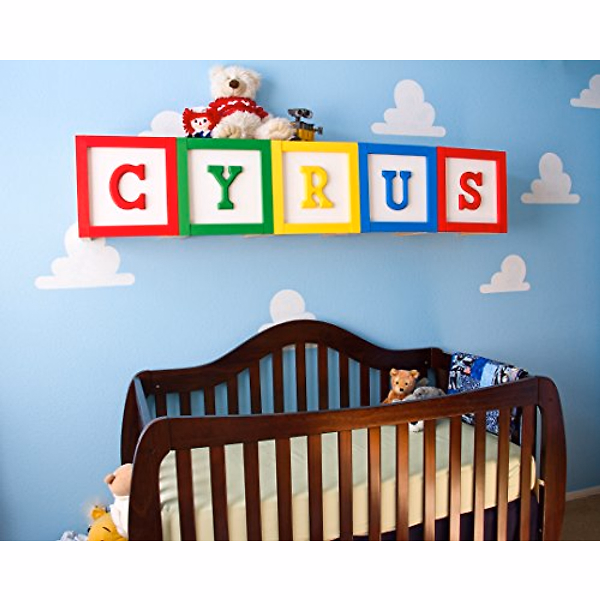 Cloud Stencil Set for Wall Decor: Reusable Stencils for a Kid’s Toy Story Room or Andy’s Room Nursery, 2-Pack Includes 1 Large and 1 Small Cloud Stencil