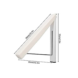 Wall Mounted Drying Rack, Folding Retractable Collapsible Laundry Clothes Drying Rack, Clothes Hanging Rack For Hotel, Office, Home