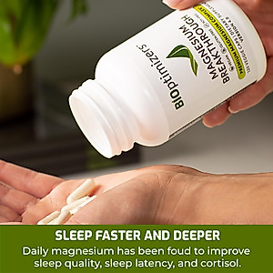 Magnesium Breakthrough Supplement 4.0 - Has 7 Forms of Magnesium: Glycinate, Malate, Citrate, and More - Natural Sleep and Brain Supplement - 90 Capsules