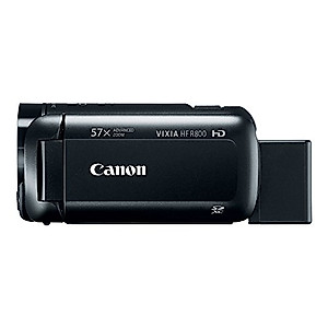 Canon VIXIA HF R800 Portable Video Camera Camcorder with Audio Input(Microphone), 3.0-Inch Touch Panel LCD, Digic DV 4 Image Processor, 57x Advanced Zoom, and Full HD CMOS Sensor, Black